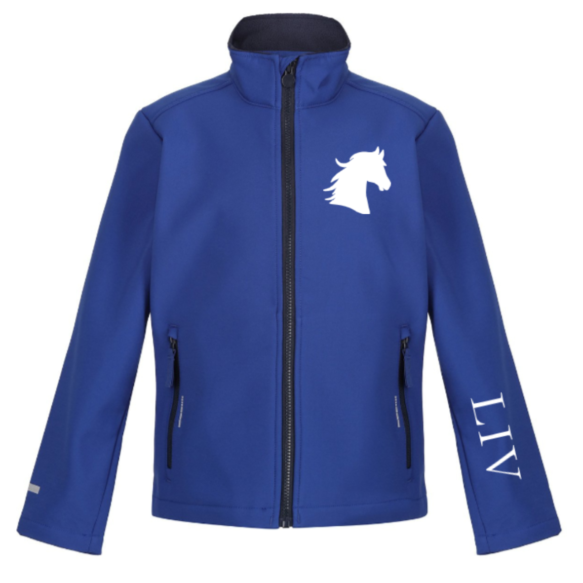Young Rider Soft Shell Jacket - Blue/Navy – harilie