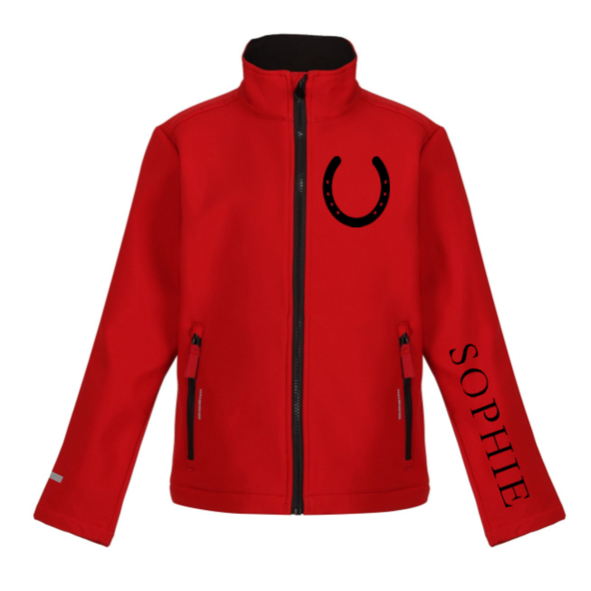 Young Rider Soft Shell Jacket - Red/Black – harilie